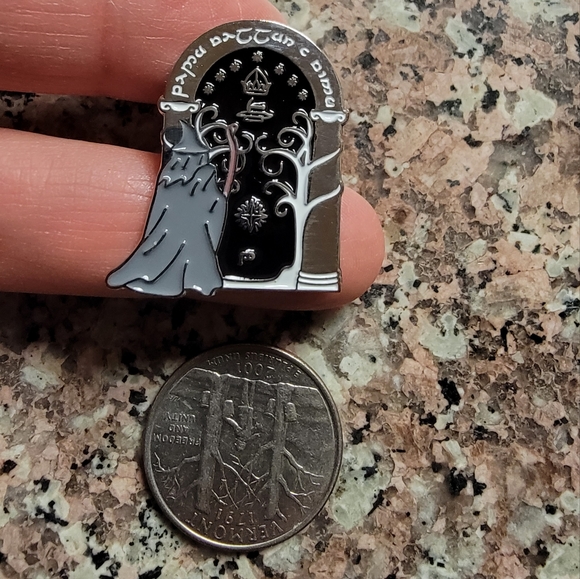Jewelry | 2 For 13 Lord Of The Rings Doors Of Durin Design Enamel Pin ...